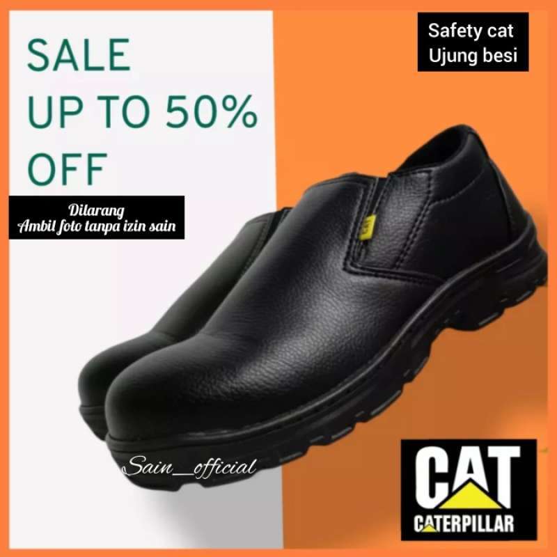 Promo Sepatu Safety Caterpillar Safety Kings Sepatu Safety Slip On ...