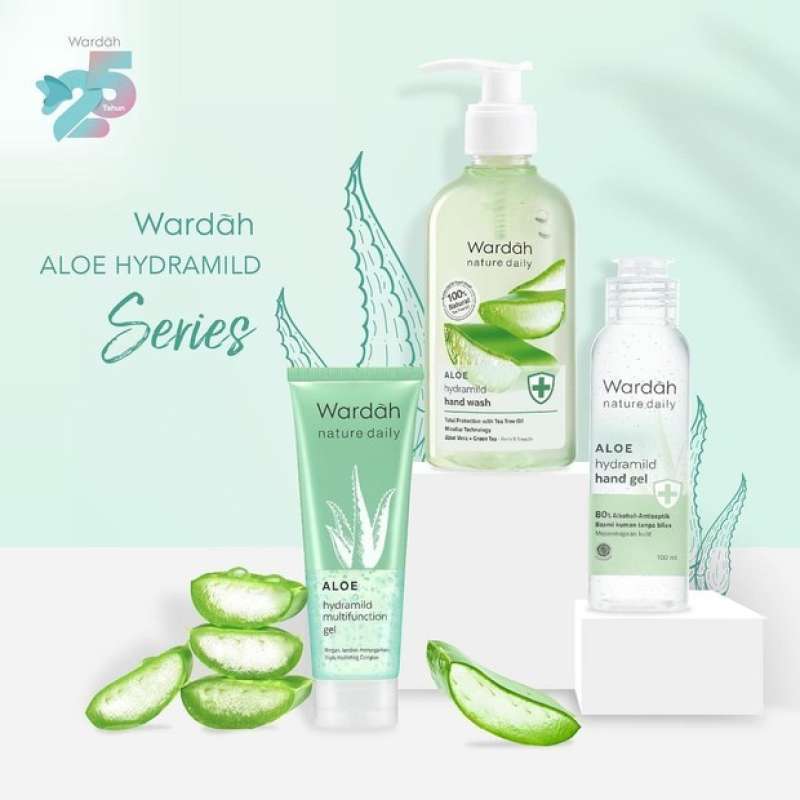 Promo Wardah Nature Daily Series | Face Wash | Clay Mask | Micellar ...