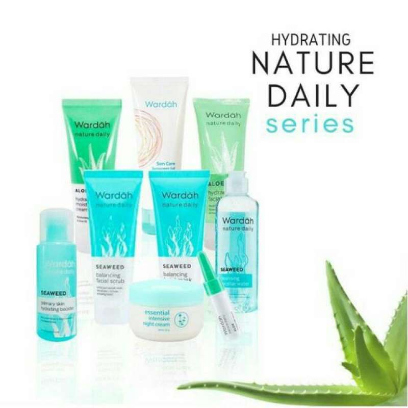 Promo Wardah Nature Daily Series | Face Wash | Clay Mask | Micellar ...