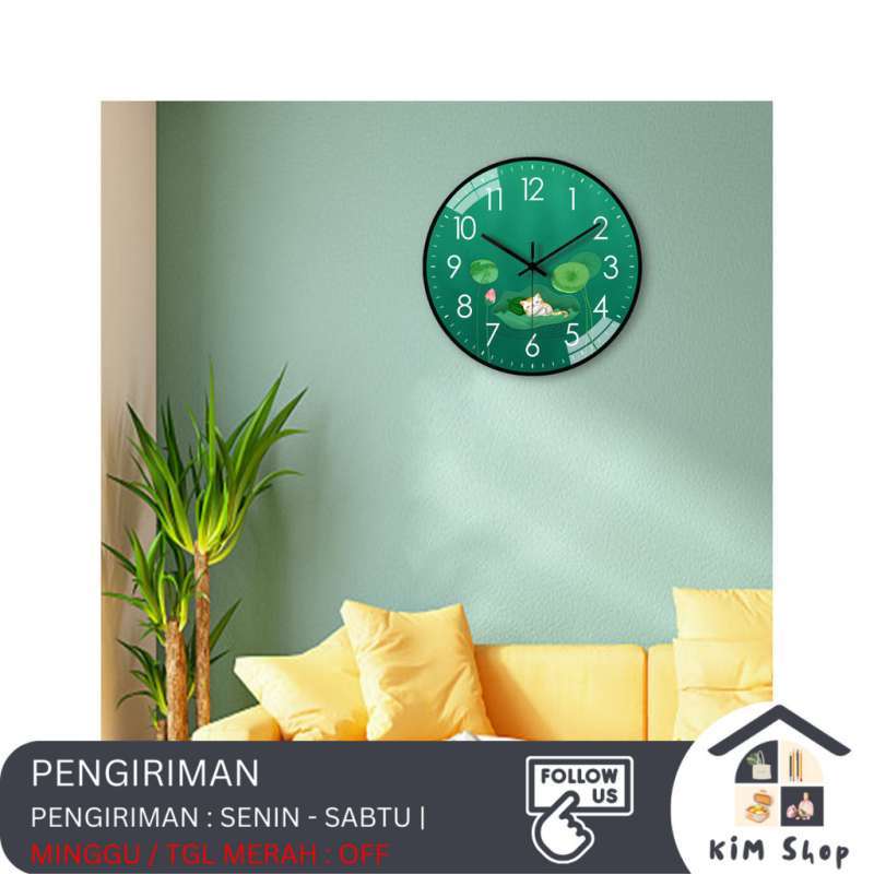Jual Jam Dinding 20cm Nordic Minimalis Modern Klasik Wall Clock ...