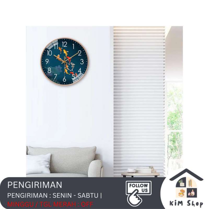 Jual Jam Dinding 20cm Nordic Minimalis Modern Klasik Wall Clock ...