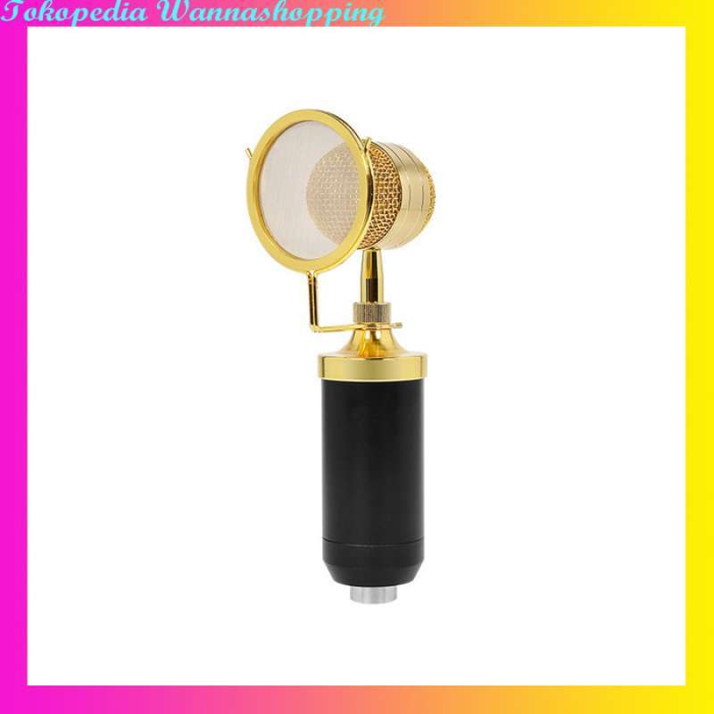 Promo Mikrofon Condenser / Mic / Microphone Bm 8000 Bm8000 - Gold ...
