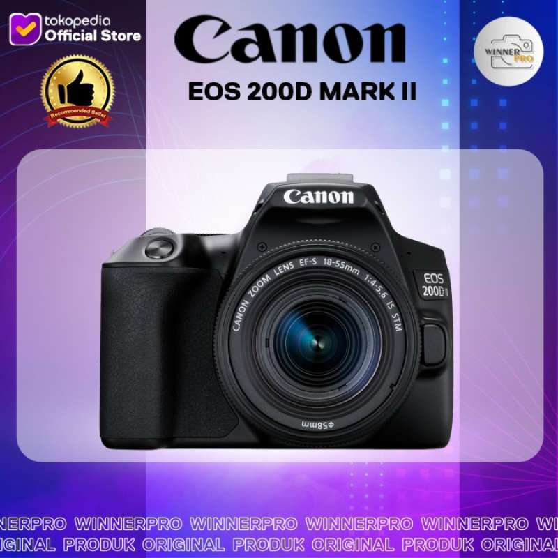 Jual Canon Eos 200d Mark Ii Ef-s 18-55 Is Stm Di Seller Rumix ...