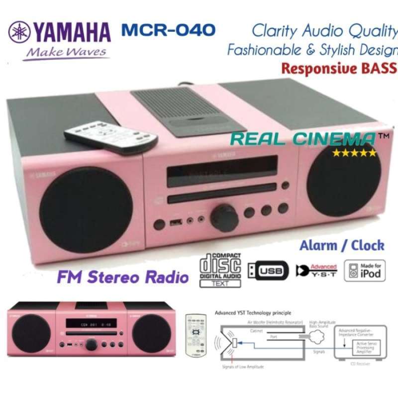Jual Hifi Yamaha Mcr-040 Cd Fm Stereo Usb Aux Input Alarm Clock Di Seller Noelle - Cengkareng ...