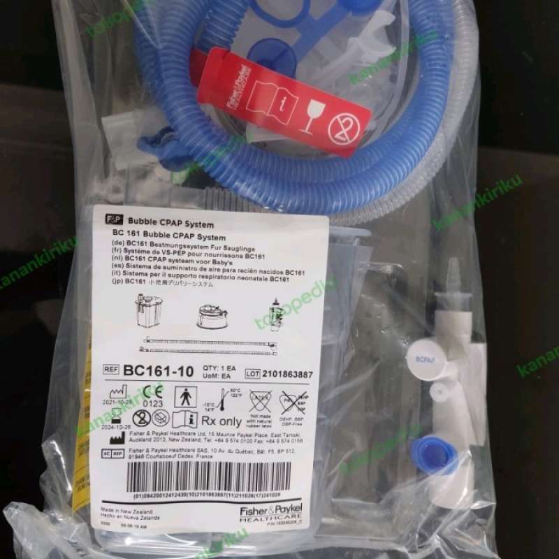 Jual Bc 161 Delivery System Bubble C Pap Fisher & Paykel Bc161 Circuit ...
