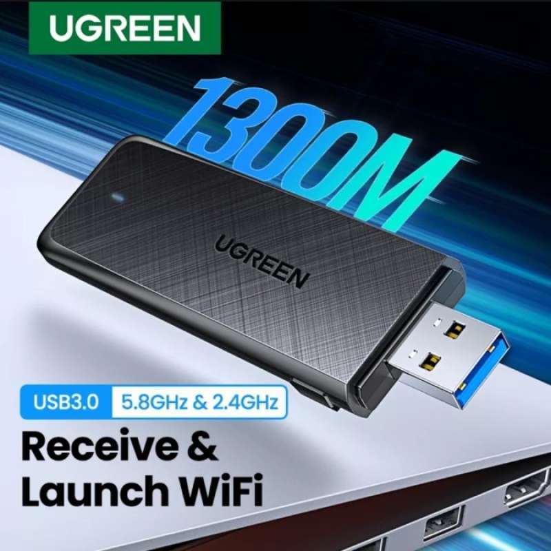 Promo Ugreen Ac1300 Dual Band Usb Wireless Lan Diskon 23% Di Seller ...