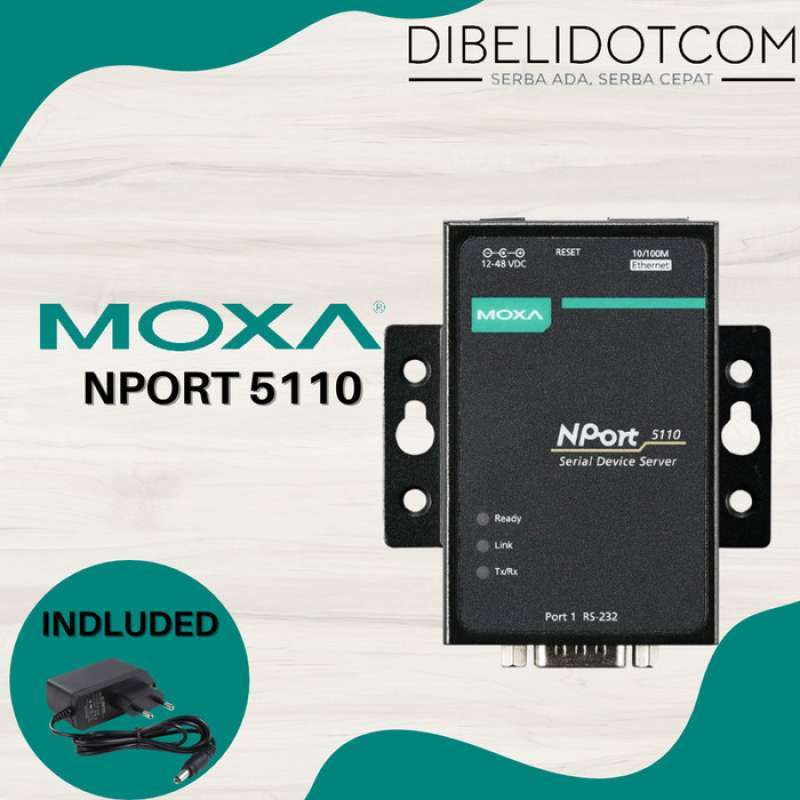 Promo Moxa Nport 5110 Rs-232 Serial Device Servers Diskon 23% Di Seller Sentramoco Store ...