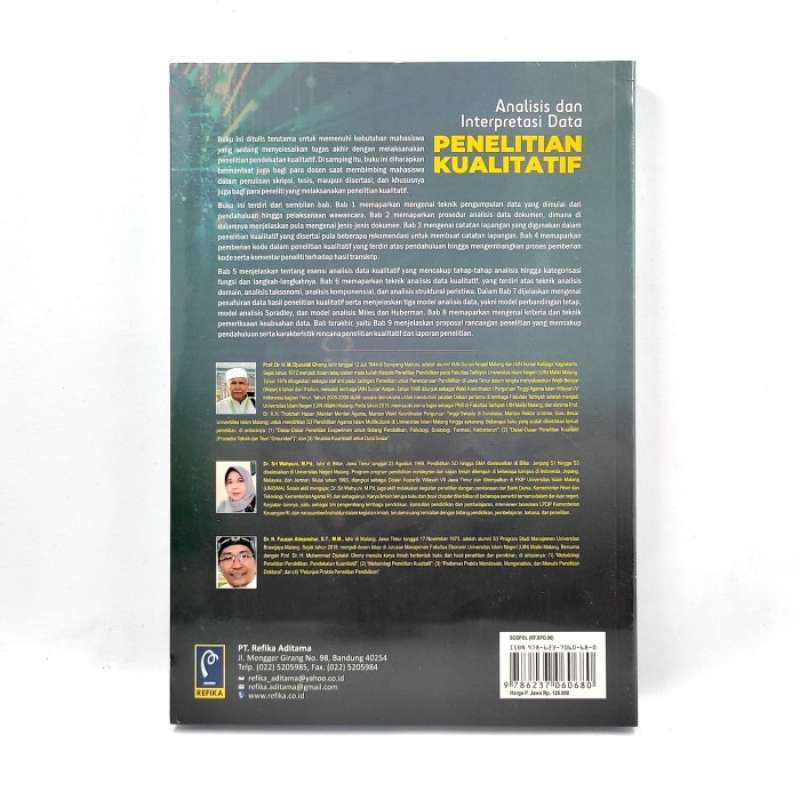 Jual Analisis Dan Interpretasi Data Penelitian Kualitatif - Djunaidi Ghony Di Seller Noelle ...