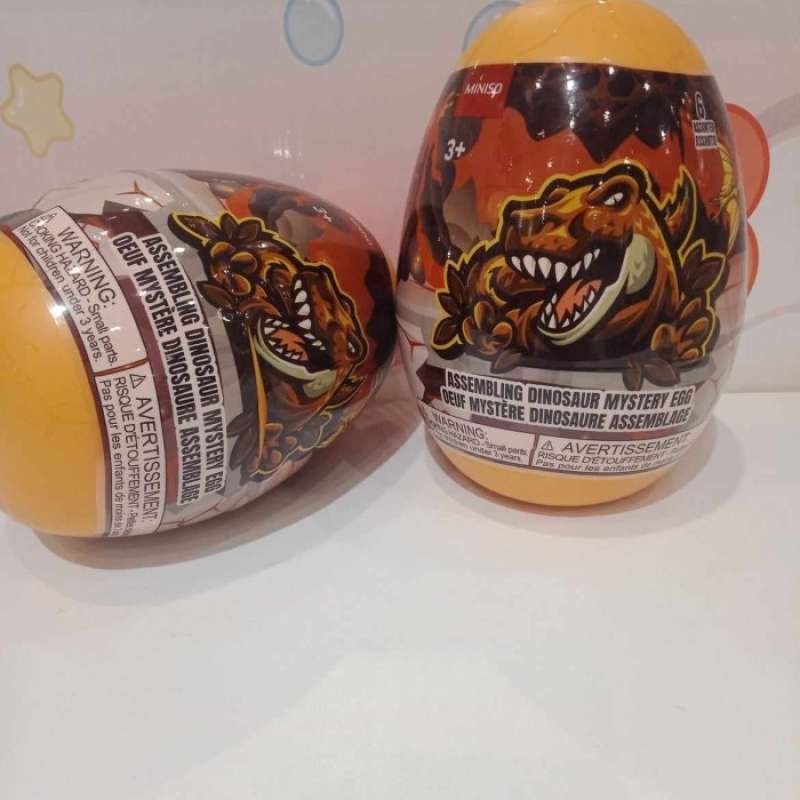 Jual Miniso Mainan Dinosaurus Anak 6 Model- Assembling Dinosaur Mystery ...