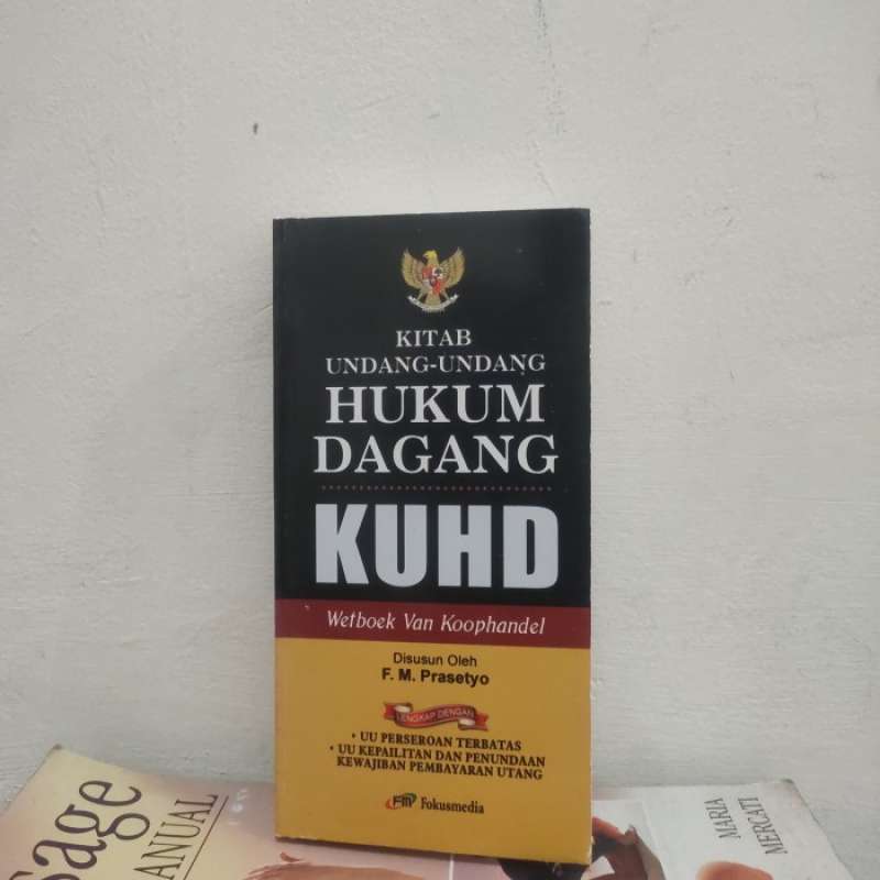 Jual Kitab Undang Undang Hukum Dagang Kuhd Wetboek Van Koophandel Di ...
