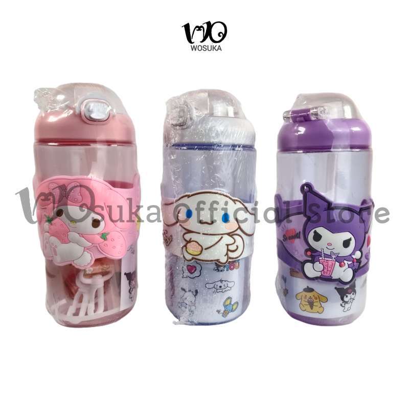 Promo Wosuka Botol Minum Anak Sanrio Tritan Karakter Sanrio 650ml ...