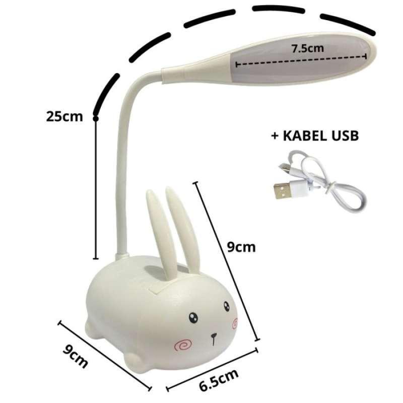 Jual Lbt Lampu Belajar Karakter Hewan Portable Table Lamp Study Led ...