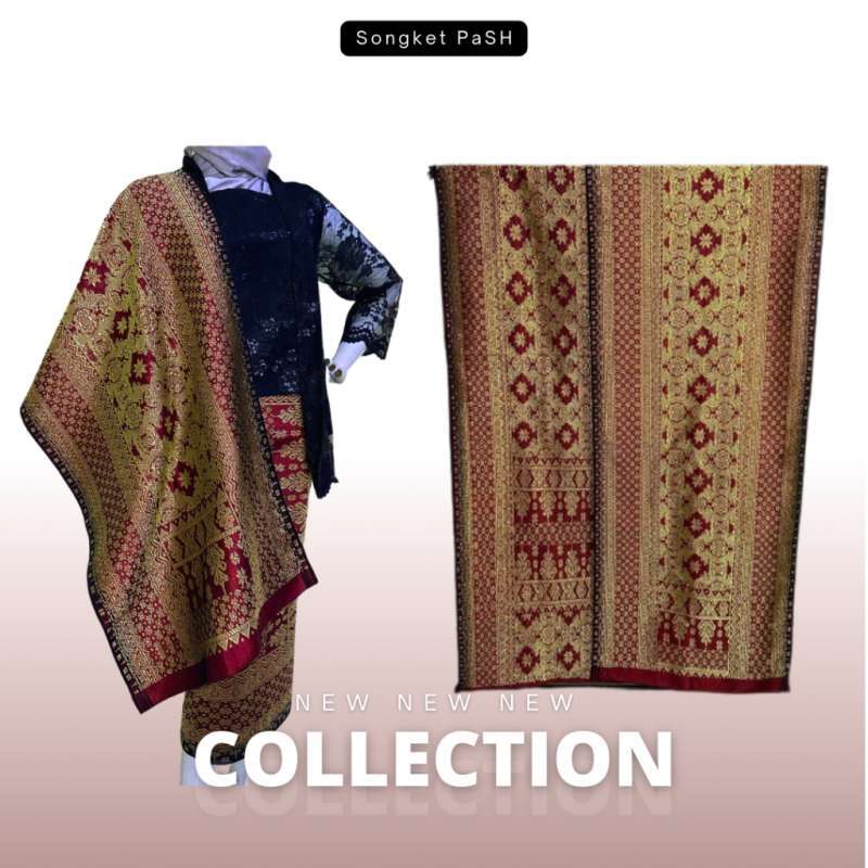 Jual Songket Pash - Songket Palembang Motif Lepus Tenun Asli Berbagai Macam Motif Dan Warna ...