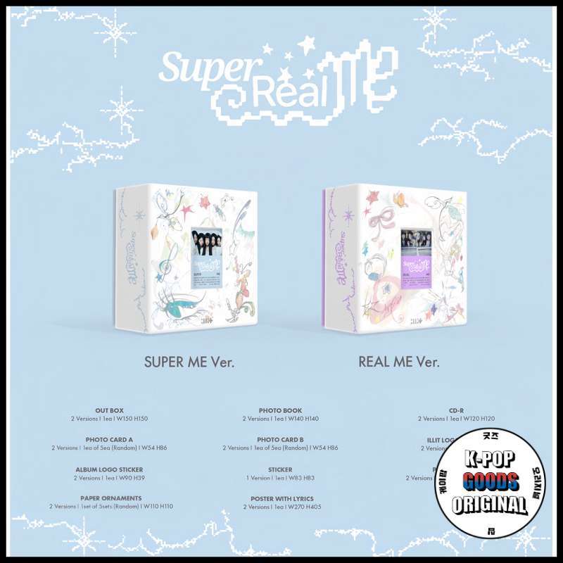 Promo Illit - 1st Mini Album [super Real Me], Spesifikasi Real Me Ver ...