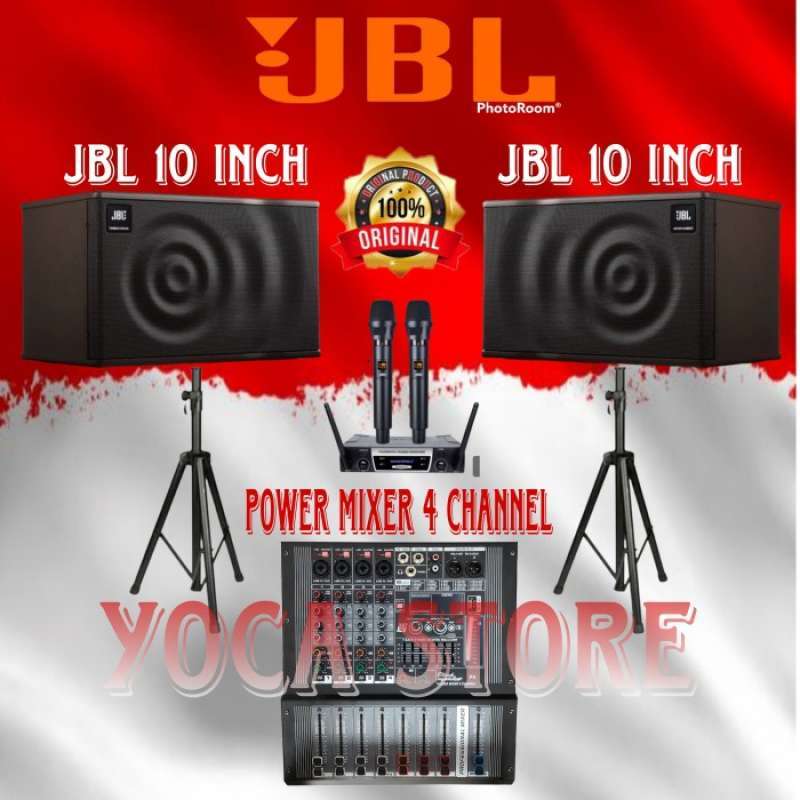 Jual Sound Karaoke Set Jbl 10 Inch Mk-10 Upgrade Power Mixer 4 Channel Di Seller Yoca_store ...