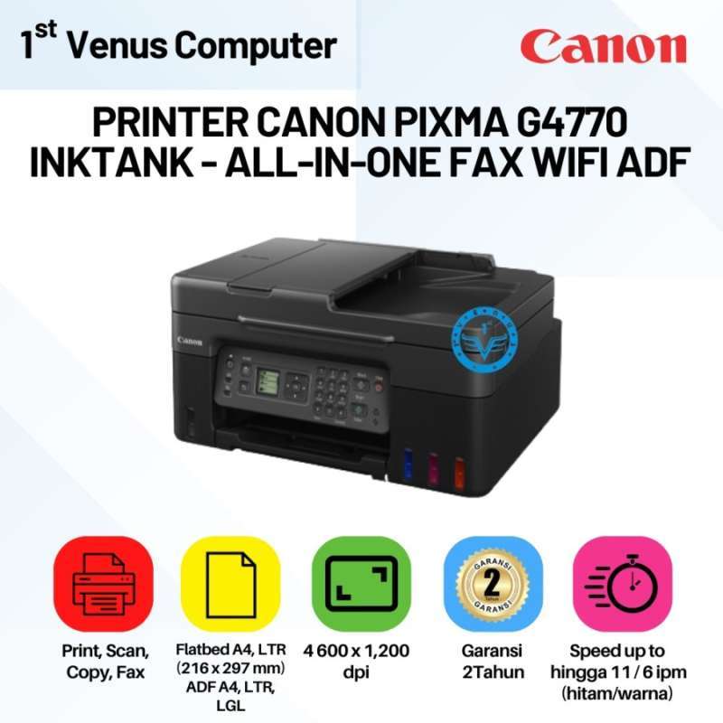 Jual Printer Pixma Canon G4770 Inktank All In One Fax Wifi Adf / Pri24 ...