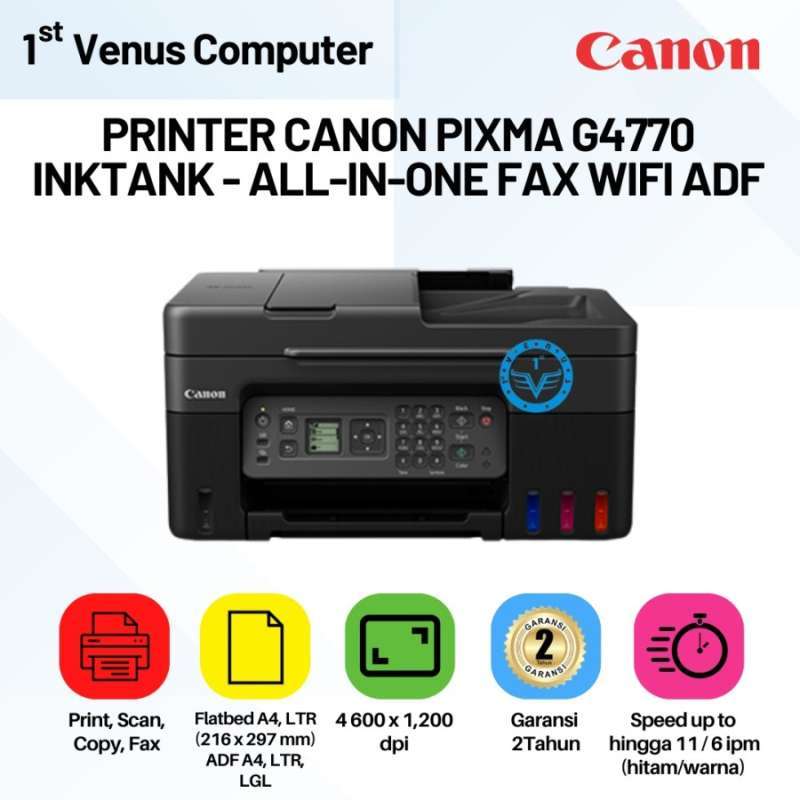 Jual Printer Pixma Canon G4770 Inktank All In One Fax Wifi Adf / Pri24 ...