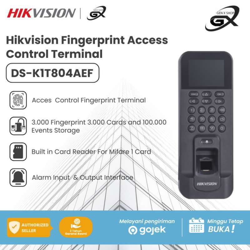 Promo Hikvision Ds-k1t804aef Access Control Terminal Diskon 50% Di ...