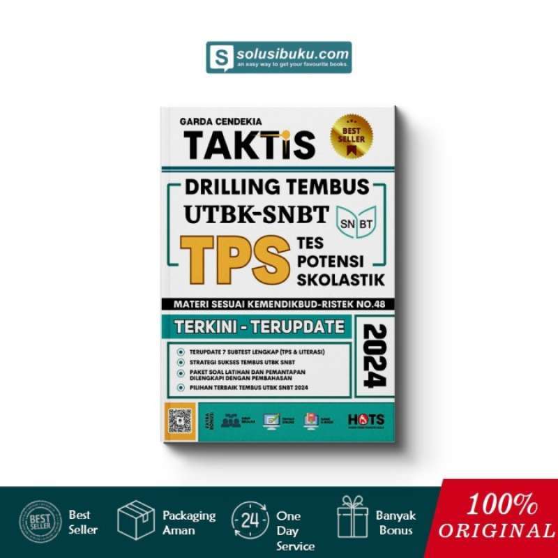 Jual Buku Taktis Drilling Tembus Utbk Snbt Tps 2024 (garda Cendekia) Di Seller Rumix ...