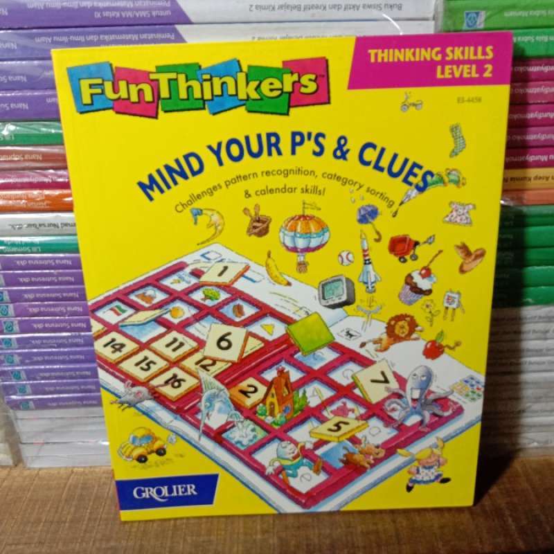 Jual Buku Ori Fun Thinkers Mind Your P's & Clues Thinking Skills Level ...