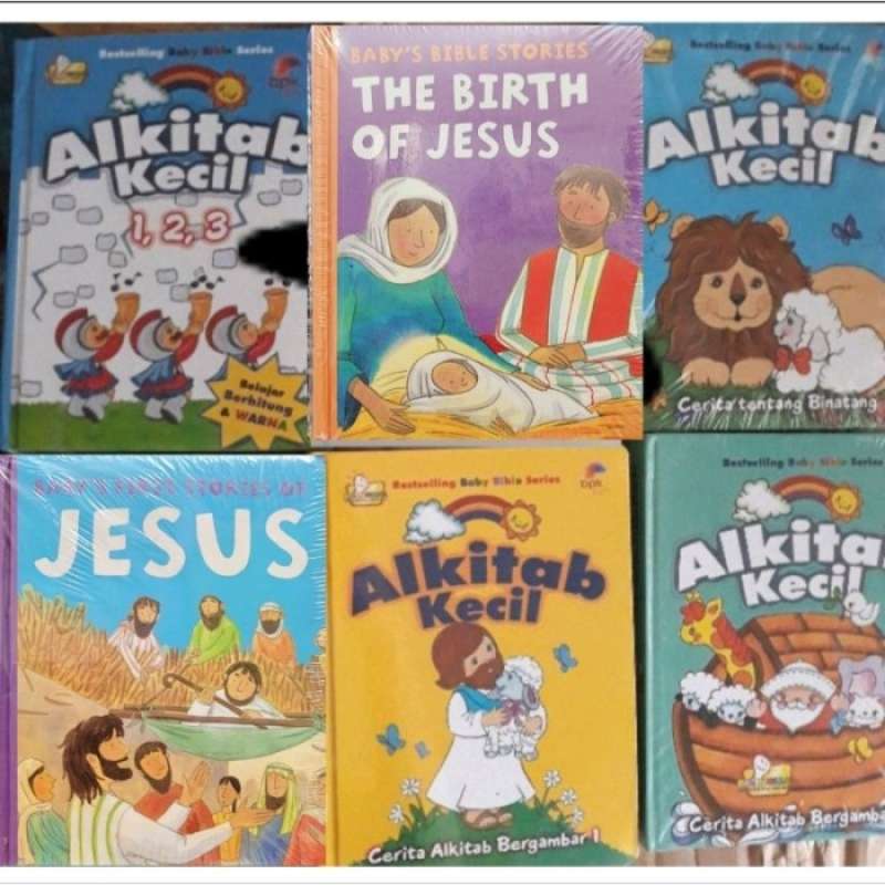 Jual Seri Alkitab Kecil Baby Bible Cerita Natal Yesus Binatang ...