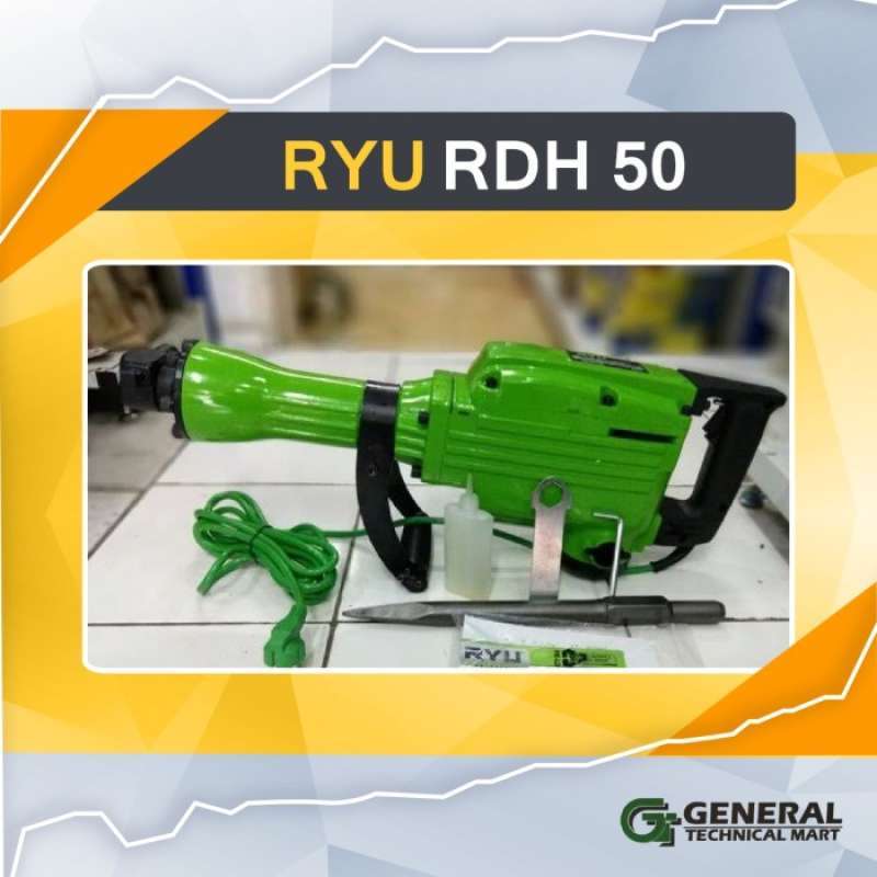 Promo Tekiro Ryu Jack Hammer Bor Bobok Aspal Beton Rdh50 Diskon 33% Di ...