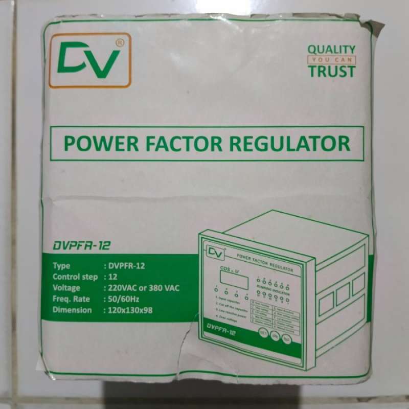 Promo Dv Power Factor Regulator 12 Step Dvper12 Regulator Faktor Daya ...