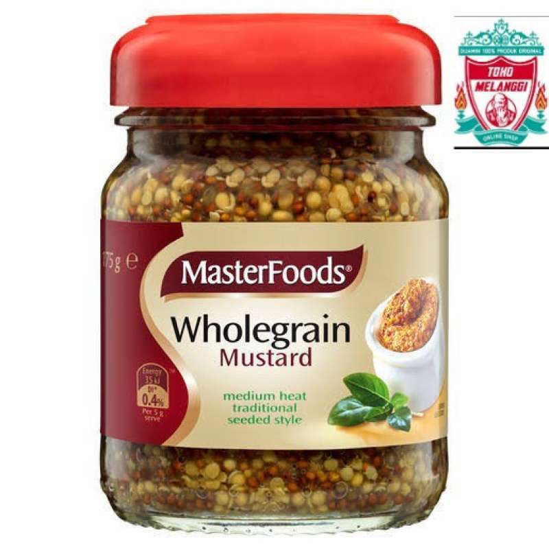 Jual Masterfoods Wholegrain Mustard 175 Gr | Masterfood Whole Grain ...