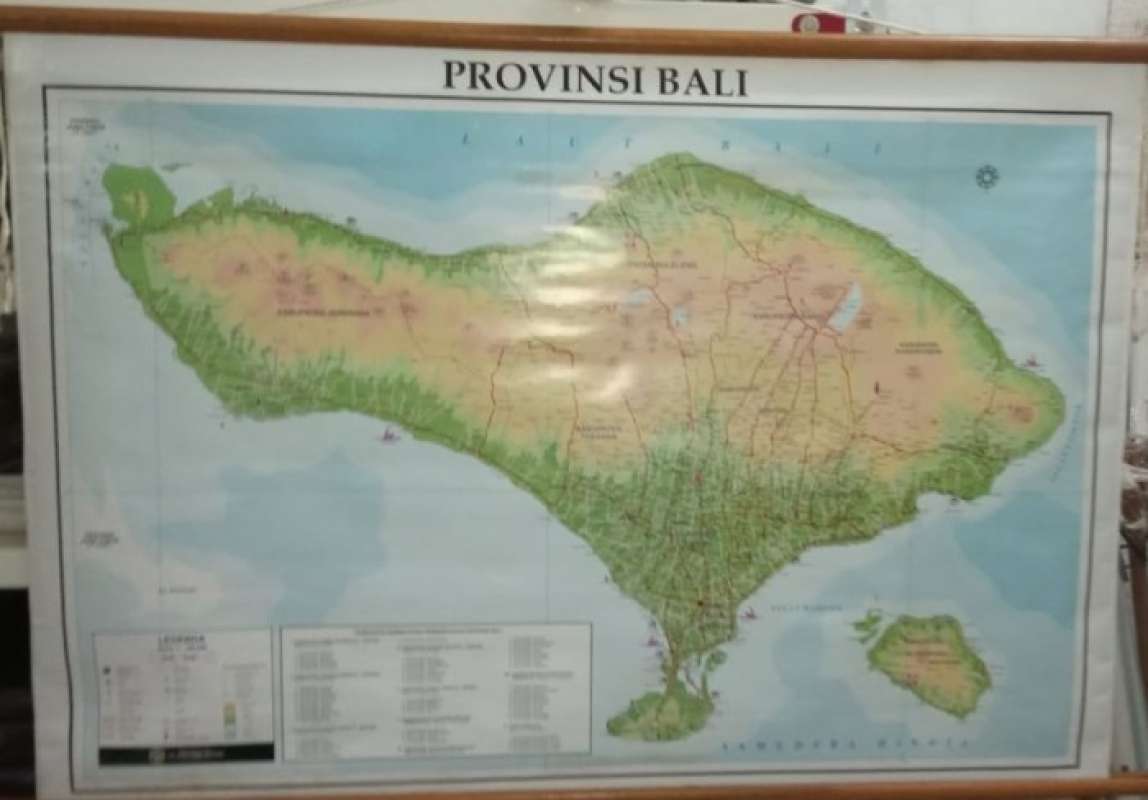 Jual Peta Provinsi Bali Peta Dinding Di Seller Hachi - Cengkareng Timur ...