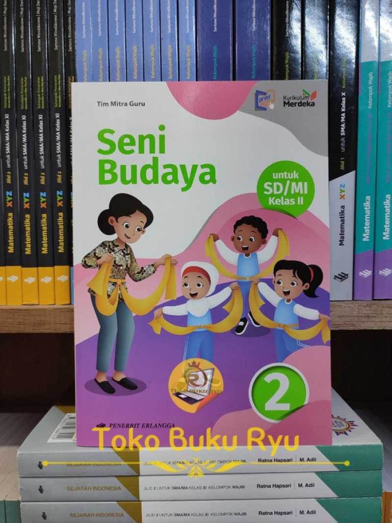Jual Buku Seni Budaya Kelas 2 Sd/mi Kurikulum Merdeka Erlangga Di Seller Hachi - Cengkareng ...