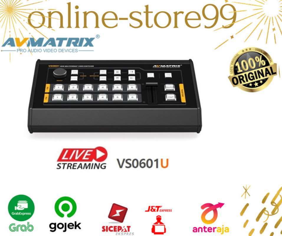 Promo Avmatrix Vs0601u Mini 6-channel Sdi/hdmi Multi-format Av Switcher ...