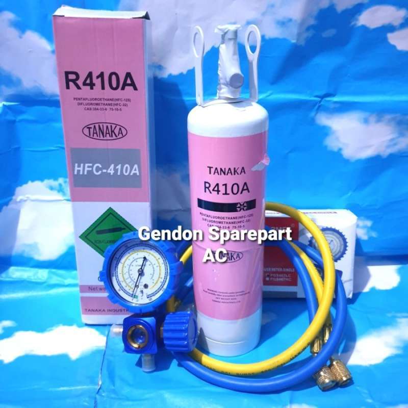 Promo Paket Isi Freon R410a Kaleng 800 Gram Sekali Pakai Langsung Adem ...