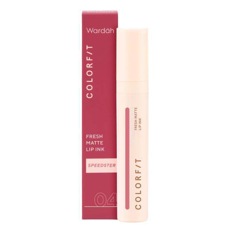 Promo Whs - Wardah Colorfit Fresh Matte Lip Ink 04 Speedster Diskon 30% ...