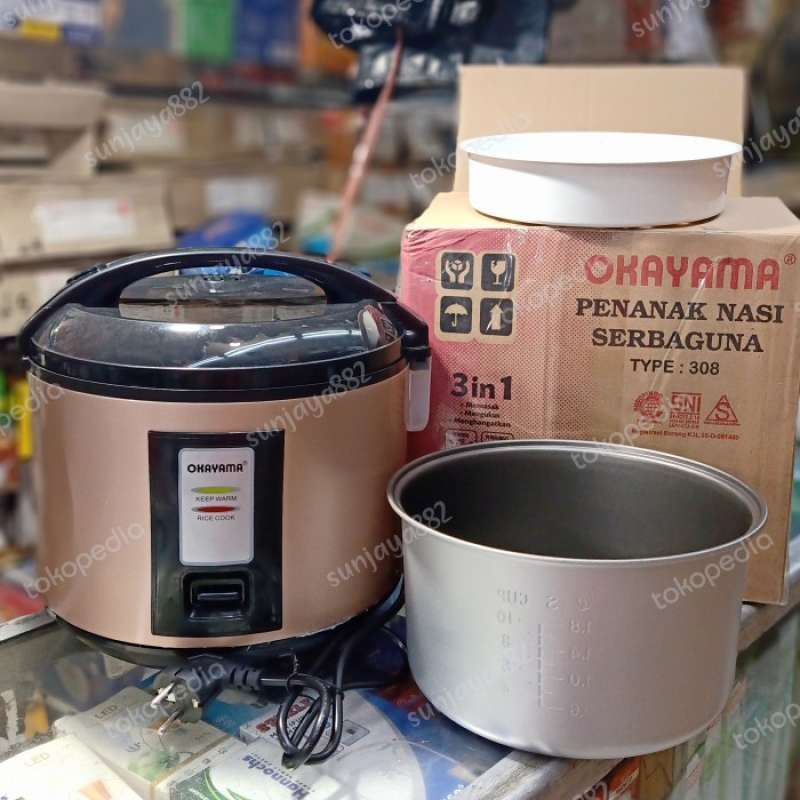 Promo Magicom Okayama-308 1,8liter 3in1 Memasak Mengukus Menghangat Diskon 25% Di Seller ...