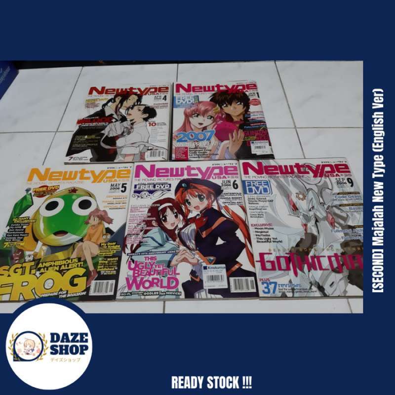 Jual [second] Majalah Anime New Type Magazine Usa (original - English ...