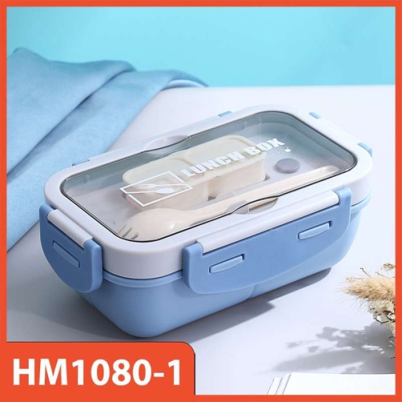 Jual Lunch Box Set Ukuran 840 Ml / Tempat Makan Anak Bekal Anti Tumpah - Cokelat Di Seller Hachi ...