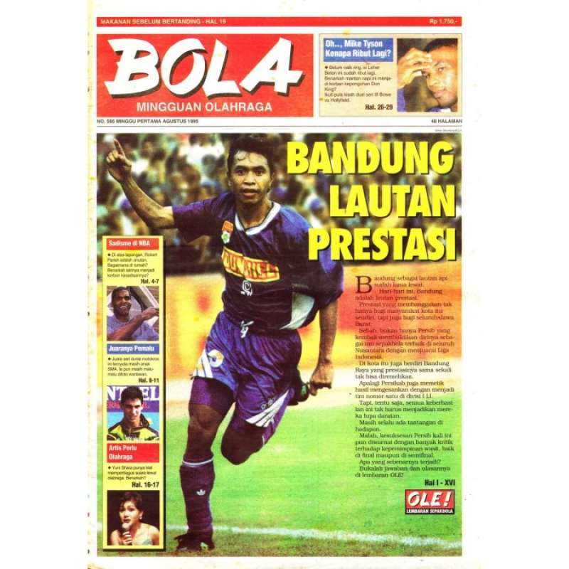 Jual Tabloid Digital Pdf Edisi Spesial Persib Bandung Juara Liga 1994 ...