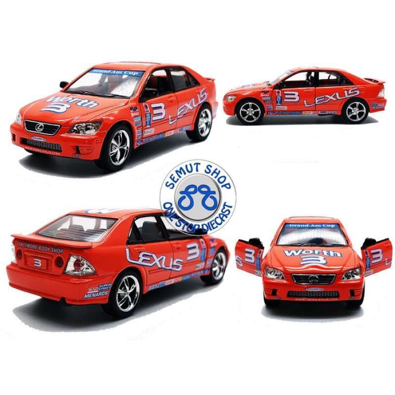 Promo Kinsmart Street Fighter Lexus Is300 Orange Miniatur Mobil Lexus ...