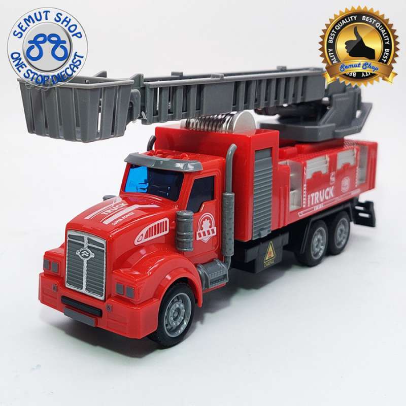 Promo Shimura Ladder Fire Truck Fire Fightting Truck Miniatur Truk ...