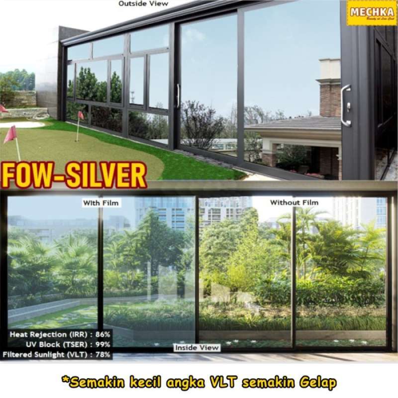 Jual Stiker Kaca Film One Way Sticker 1 Way 1 Arah Cermin Mantul Hrg ...