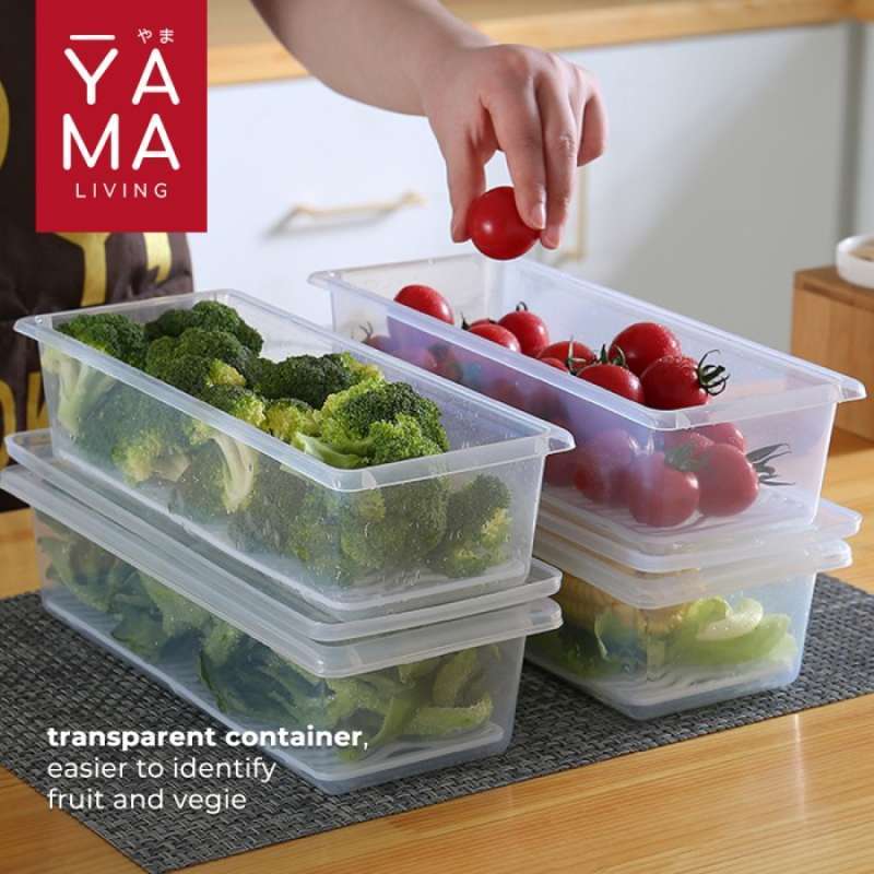 Jual Yama Sarada Kontainer Kulkas Makanan Dengan Saringan Food Storage ...