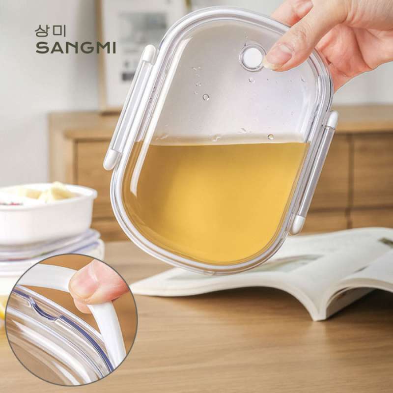 Jual Sangmi Tempat Makan Kotak Bekal Makanan Lunch Box Bento Box Putih ...