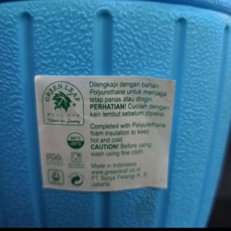 Jual Termos Nasi Mini 2l 1220 Green Leaf/termos Es/rice Ice Bucket ...