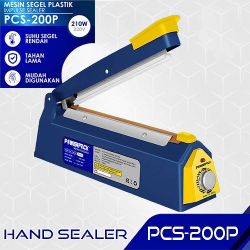 Jual Powerpack Plastic Hand Sealer Pcs-200p Pcs-300p Mesin Press Tangan ...