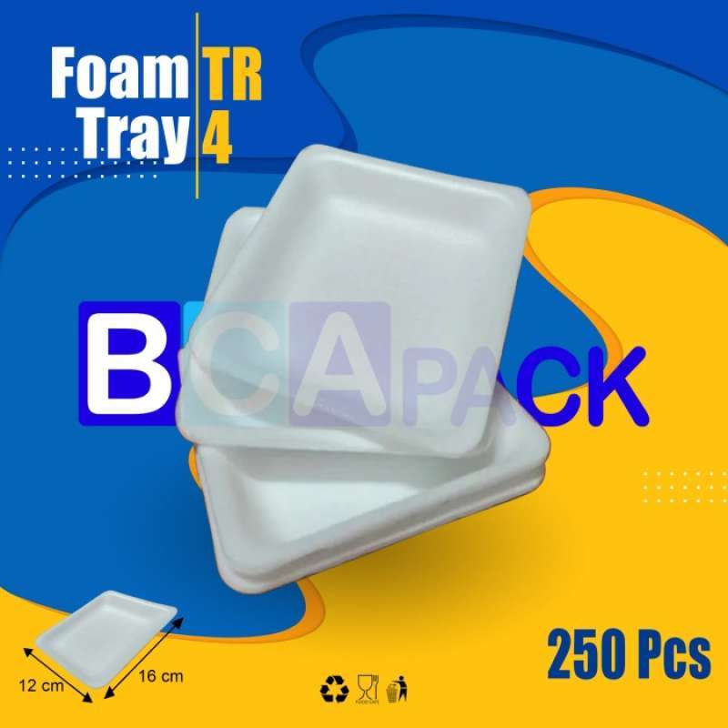 Jual Foam Tray Tr 4 - Styrofoam Tray Buah Tr4 - 250 Pcs Di Seller Shin ...