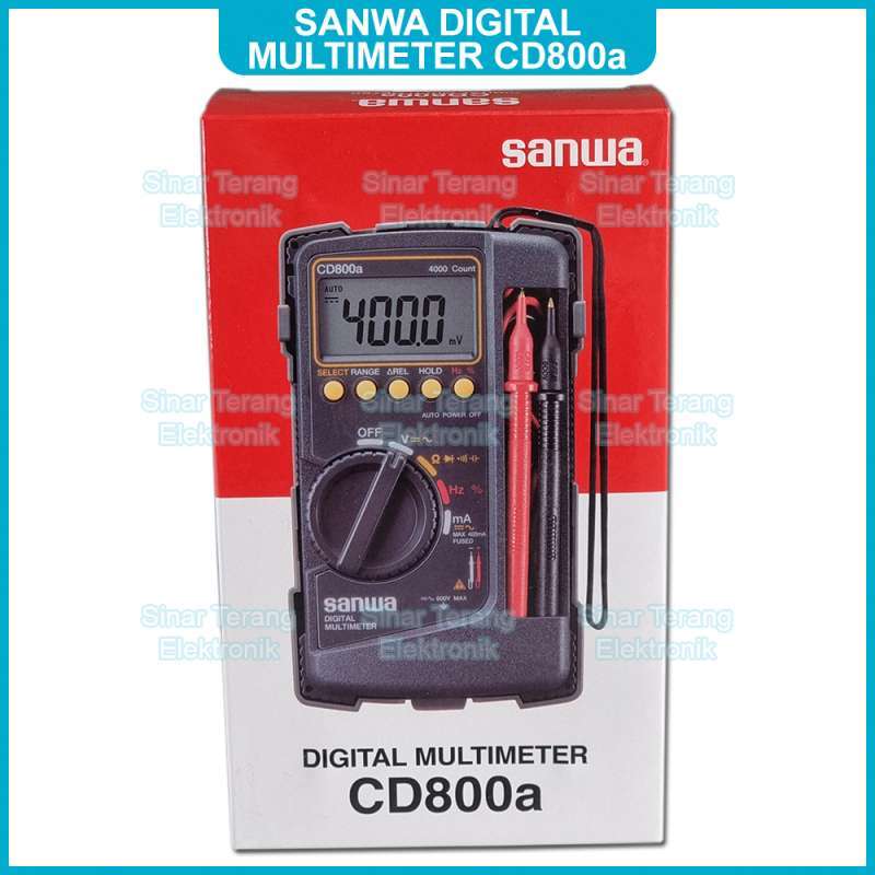 Promo Sanwa Digital Multimeter Cd800a Casing Keras Diskon 28% Di Seller ...