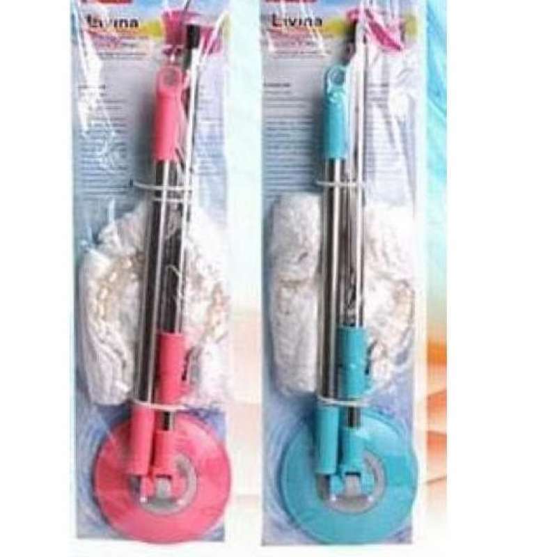 Promo 100% Produk Ori Livina Spin Mop Handle Set Bm-51 / Refil Gagang ...