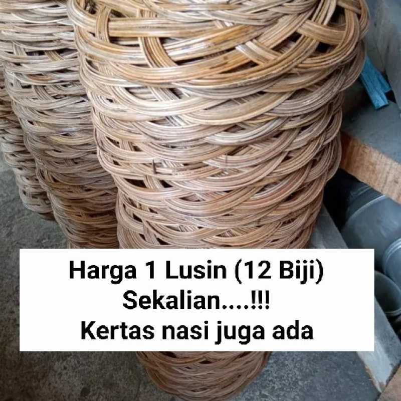 Jual Piring Lidi Piring Rotan Piring Anyaman Diameter 24-25cm Harga 1 ...