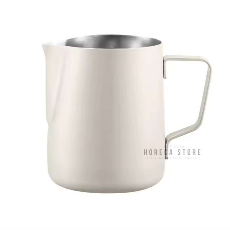 Jual Milk Jug Stainless Putih 350ml With Scale - Latte Jug Di Seller ...