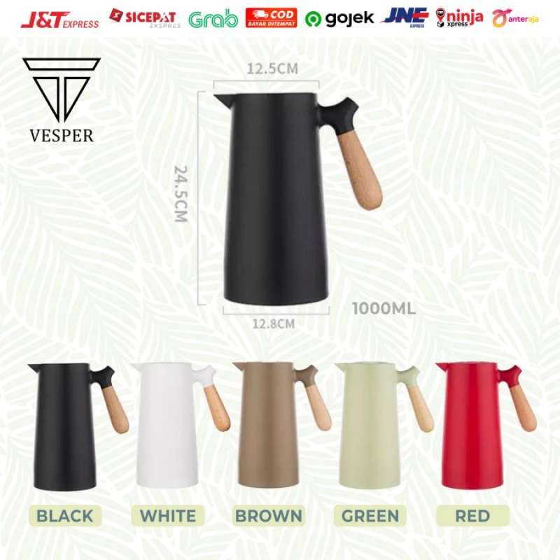 Jual Thermos Jug Flask Vacuum 1l / Pitcher Minum Teko Air Panas Teapot ...